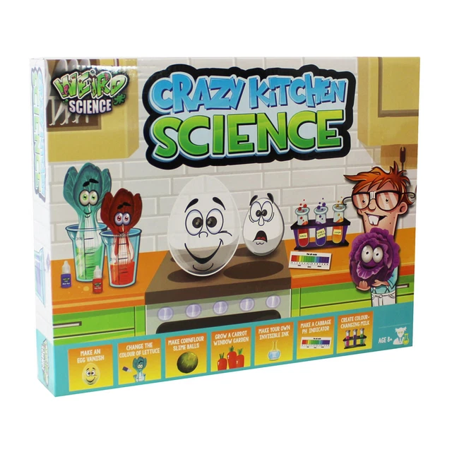 GRAFIX THE CRAZY Kitchen Weird Science Chemistry Lab Set Kids ...