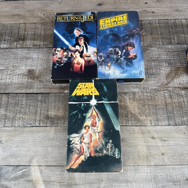 STAR WARS VHS Lot Return Of The Jedi The Empire Strikes Back $8.96 ...