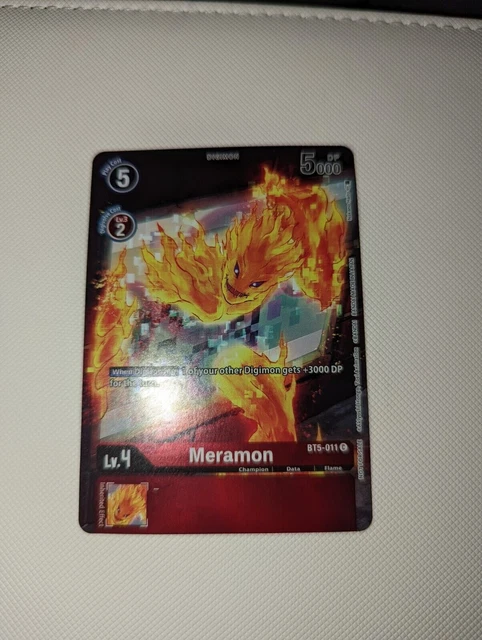 BT5-011 MERAMON 25TH anniversary edition Digimon card - Near Mint £4.87 ...