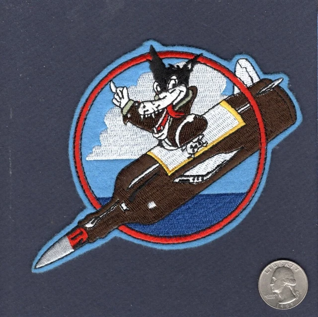 VMF-122 WEREWOLVES WW2 USMC F4U CORSAIR Disney Design Squadron Patch ...