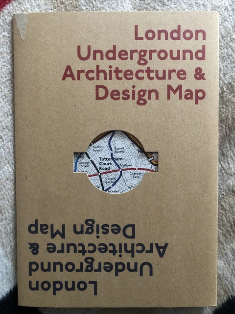 LONDON UNDERGROUND ARCHITECTURE & Design Map by Mark Ovenden (Sheet map ...