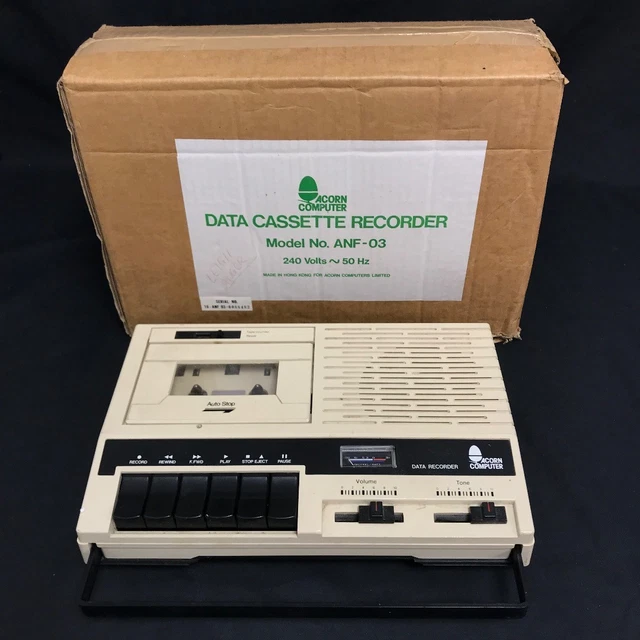 ACORN DATA CASSETTE Recorder ANF-03 For Electron & BBC Computers Boxed ...