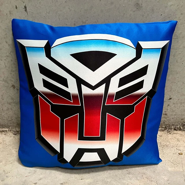 TRANSFORMERS AUTOBOTS 80S Logo Rétro Homme Cave Dispersion Coussin EUR ...