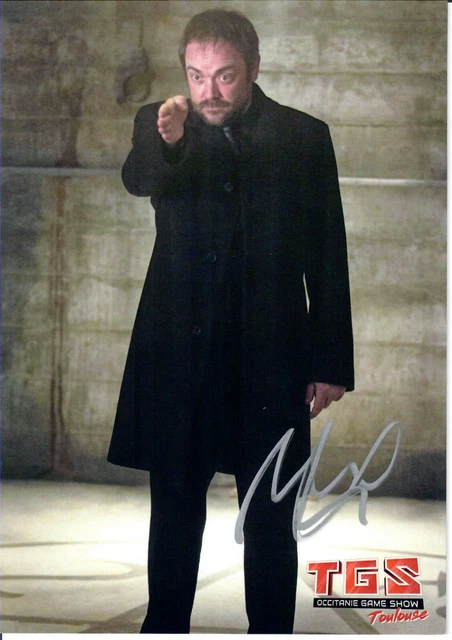 AUTOGRAPH MARK SHEPPARD [original] Size 21cm x 15cm.- Supernatural EUR ...