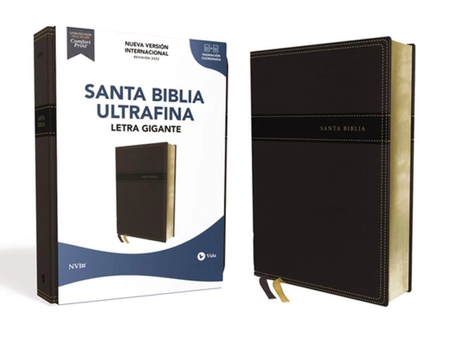 NVI, SANTA BIBLIA, Texto Revisado 2022, Ultrafina, Letra Gigante ...
