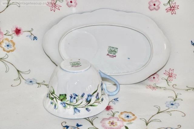 VERY RARE TEA Set Shelley China Dainty Shape Harebell 13590 Tennis Cup ...