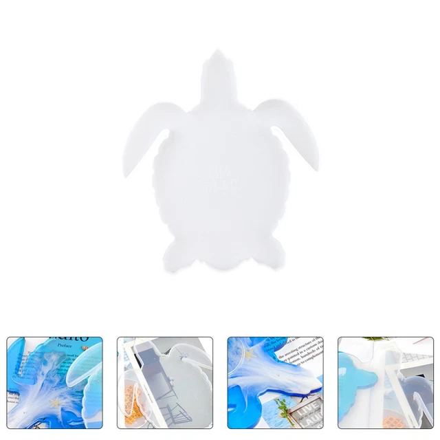 SILICONE MOLDS SEA Turtle Tray Resin Coaster Animal Cup Mat Epoxy ...