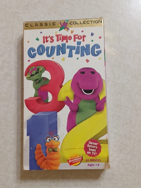 BARNEY CLASSIC COLLECTION VHS Tape It's Time For Counting £23.21 ...