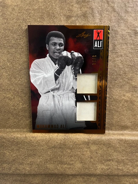 2024 LEAF MUHAMMAD Ali Legacy Collection #DM-4 doppia reliquia bronzo/10 EUR 9,65 - PicClick IT