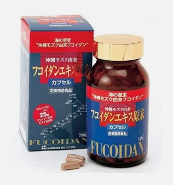 FUCOIDAN EXTRACT RAW Powder 150 Capsules Kanehide Bio Japan $28.89 ...