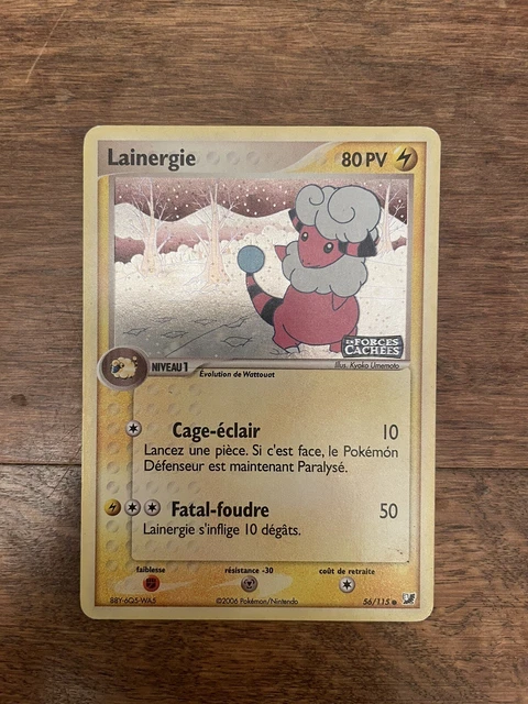 CARTE POKÉMON LAINERGIE 56/115 Reverse Ex Forces Cachées Bloc EX FR EUR 20,00 - PicClick FR
