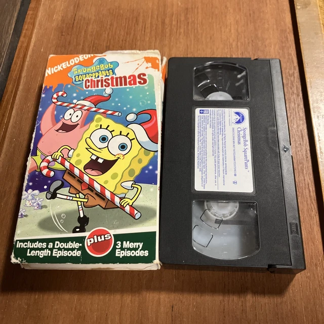SPONGEBOB SQUAREPANTS - Christmas (VHS, 2003) Nickelodeon Classic ...