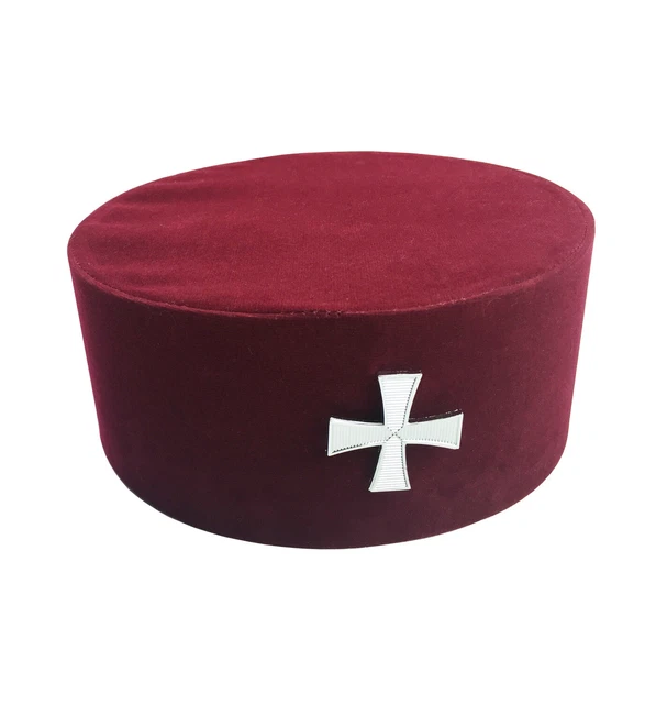 MASONIC KNIGHT TEMPLAR KT Cap/Hat with Red Cross MD019 £29.99 - PicClick UK
