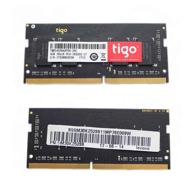 MEMORIA RAM SODIMM Tigo 4GB DDR4 2400 Memory Ram TMKS4G56AHFHA-24U ...
