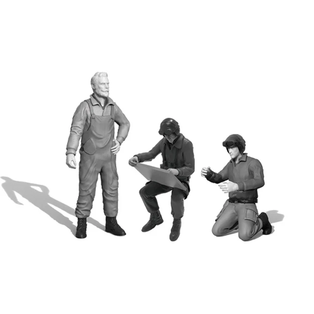 SSMODEL SSTR100909 1/100 Flames Of War FOW 15mm Miniature Soldier Man ...