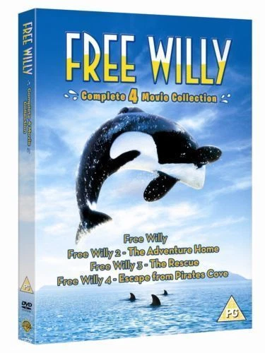FREE WILLY: THE Complete 4 Movie Collection [DVD] [1993] {Free P&P ...