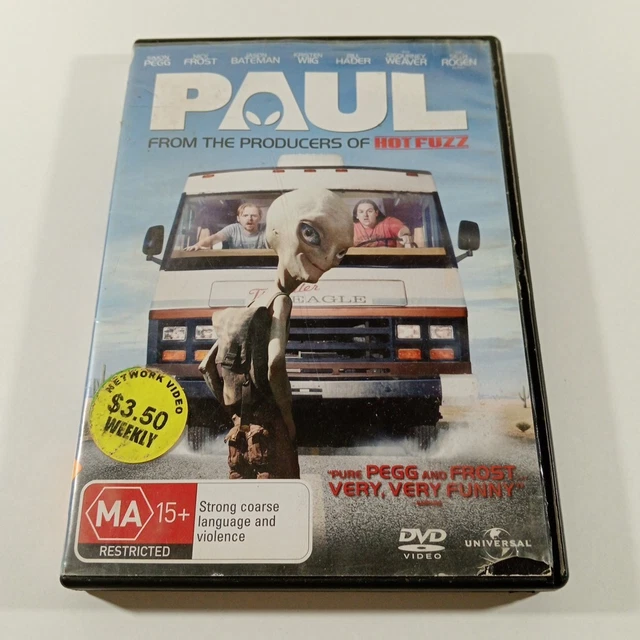 PAUL DVD REGION 4 PAL Video Store Ex Rental Movie Simon Pegg Nick Frost ...