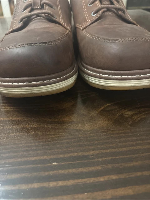 KEEN UTILITY SAN Jose Oxford Mens Size 10 D Leather Work Shoes Brown ...