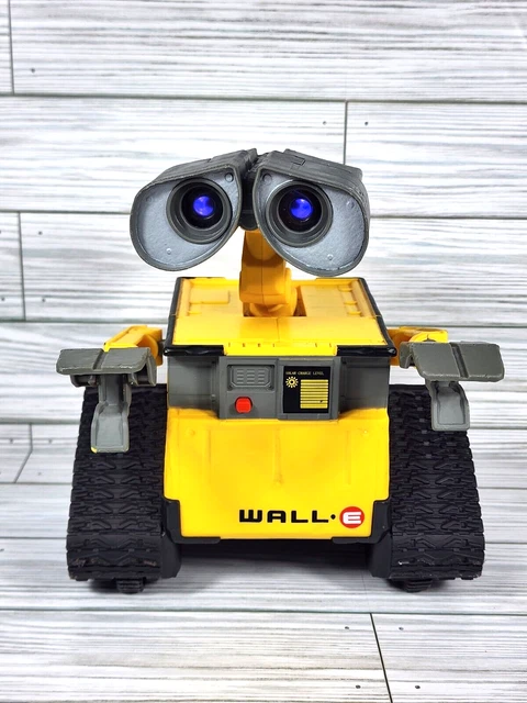 DISNEY PIXAR HELLO Wall-E Remote Controlled Robot Toy Lights and Sound ...