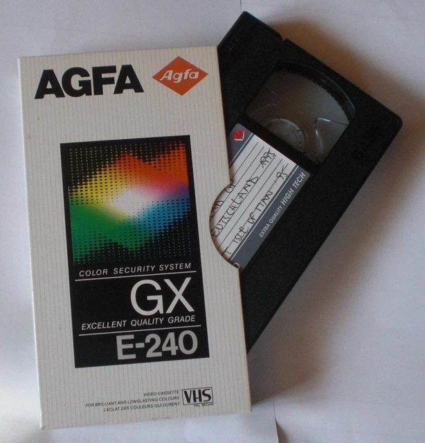 VHS-VIDEOCASSETTE AGFA GX E-240 EUR 1,00 - PicClick IT
