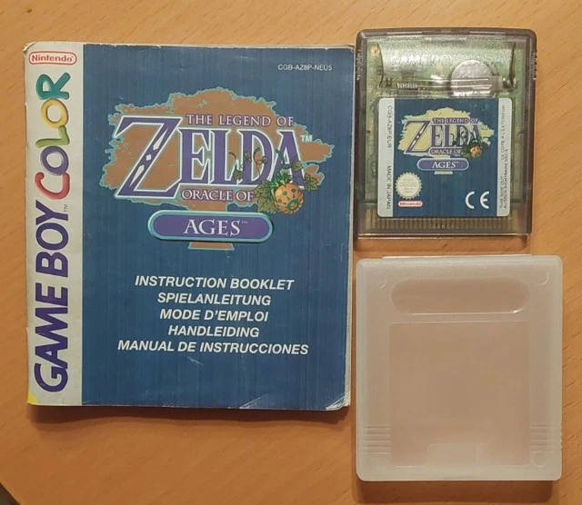 ORIGINAL GAME BOY Color The Legend of Zelda Oracle of Ages mit ...