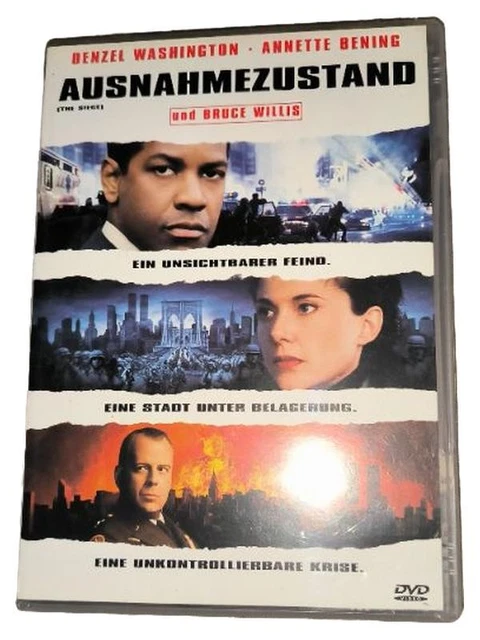 AUSNAHMEZUSTAND DVD THRILLER Denzel Washington Bruce Willis Annette ...