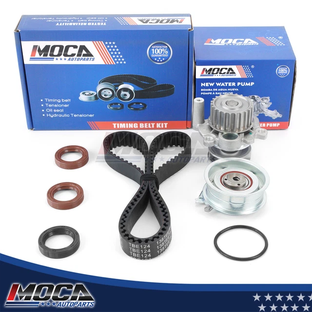 TIMING BELT WATER Pump Kit Fits 98-15 Volkswagen Beetle Golf Jetta 2.0L ...