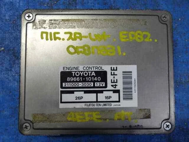 TOYOTA STARLET 1995 E-EP82 Engine Control Unit 8966110140 [Used] [PA02011916] £134.40 - PicClick UK
