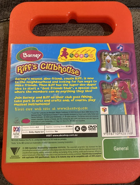 BARNEY - RIFFS CLUBHOUSE DVD Region 4 GC Free Post $18.00 - PicClick AU
