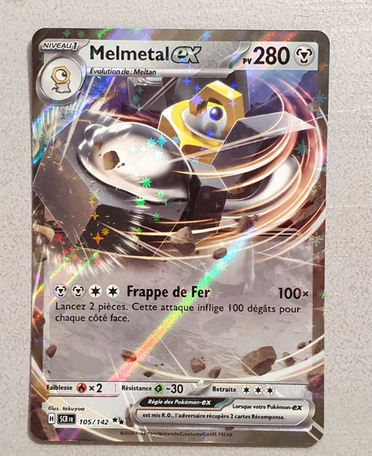 CARTE POKÉMON - Melmetal EX 105/142- Holo -EV07 - Couronne Stellaire Fr EUR 1,00 - PicClick FR