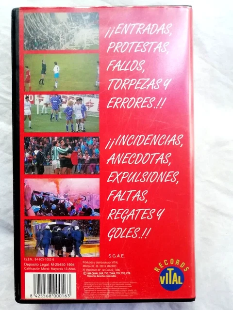 RED CARD VHS - The Most Spectacular And Controversial Images Of Soccer ...