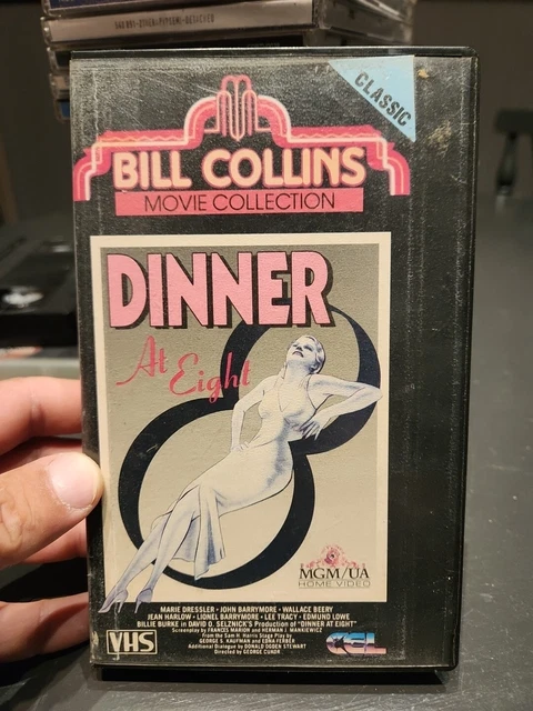 DINNER AT EIGHT - VHS - Bill Collins Movie Collection - V23 £11.28 ...