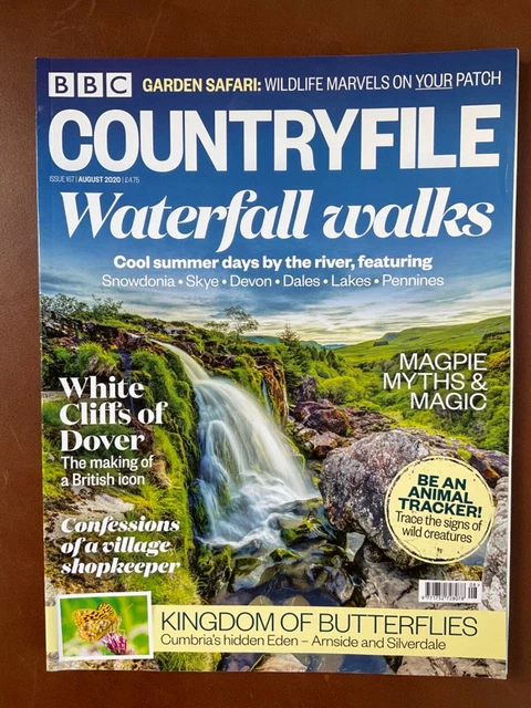 BBC COUNTRYFILE ISSUE 167 - August 2020 - Waterfall Walks £4.99 - PicClick UK