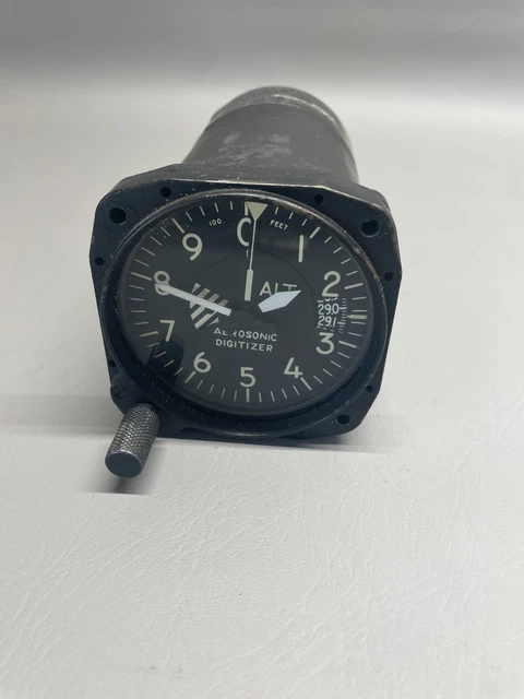 AEROSONIC CORP PRESSURE and Altitude Altimeter P/N 101420-01249 £159.20 ...