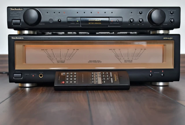 TECHNICS MOS CLASS AA SE-A1000MK2 Amplifier + SU-C1000MK2 Preamplifier ...