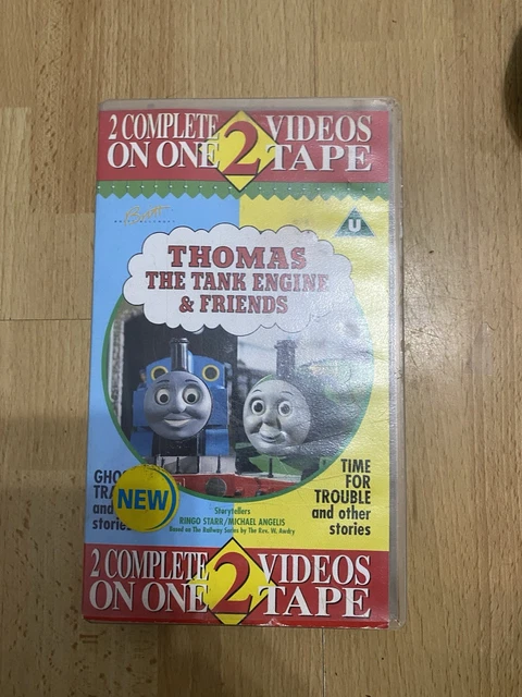 THOMAS THE TANK ENGINE - 2 On 1 VHS TAPE (Ghost Train/Time For Trouble ...