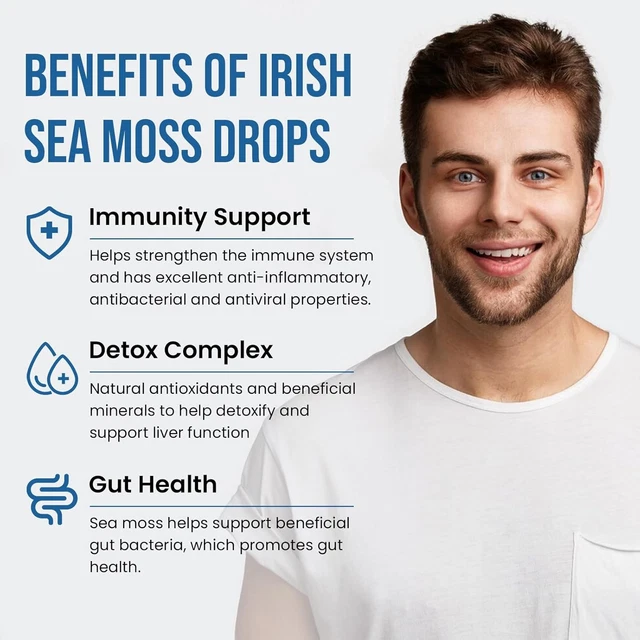 LIPOSOMAL IRISH SEA Moss Drops 1550mg with Burdock & Bladderwrack ...