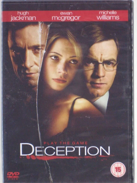DECEPTION (DVD) EWAN McGregor Charlotte Rampling Hugh Jackman Michelle ...