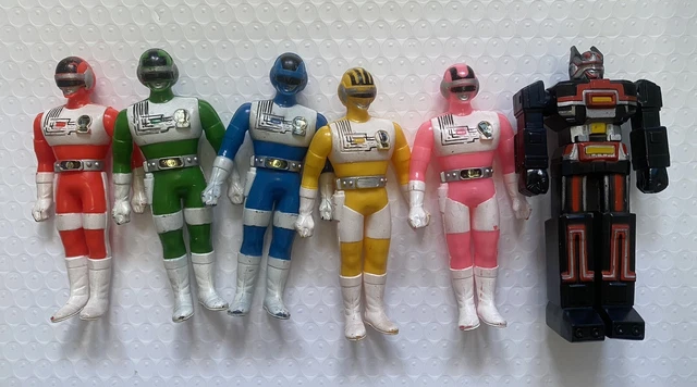 BIOMAN SENTAI POWER rangers popy chogokin godaikin bandai 1984 vinyle 5 ...