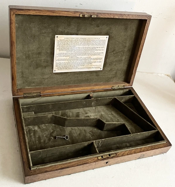 ANTIQUE CASE TAKES A Colt Dragoon Percussion Revolver Gun. £250.00 ...