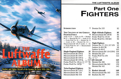 THE LUFTWAFFE ALBUM German Air Force BOMBER and FIGHTER AIRCRAFT 1933 ...