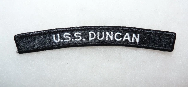 ORIGINAL VINTAGE US Navy USS Duncan FFG-10 UIM Rocker Tab £2.82 ...