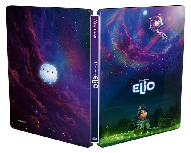 DISNEY PIXAR'S ELIO Limited Edition 4K UHD Steelbook (4K UHD Blu-ray ...