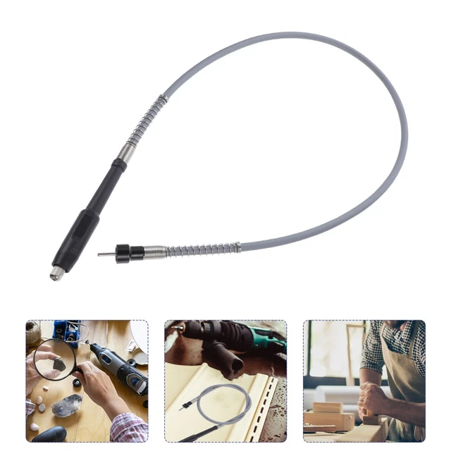 ROTARY TOOL FLEX Shaft Adapter Attachment Drill Extension Cord Chuck ...