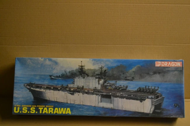 RARE 1:700 BLISTER Dragon Model (U.s. Tarawa Lha-1 Ref 7008) £35.80 ...