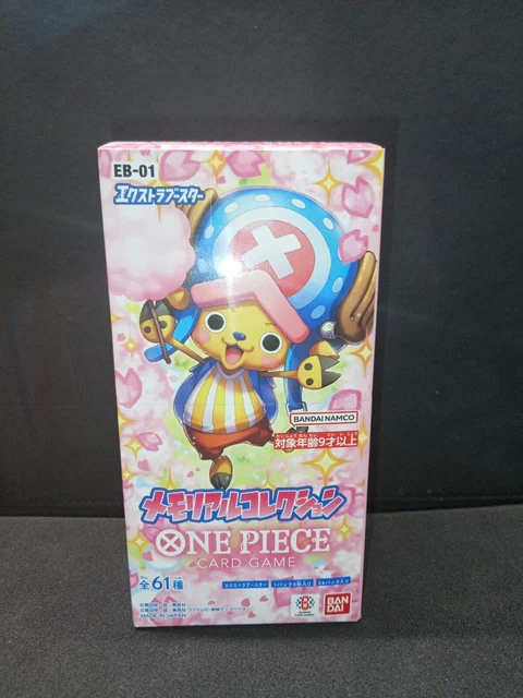 ONE PIECE CARD Game Box EB-01 Extra Booster Memorial Collection (JAP ...