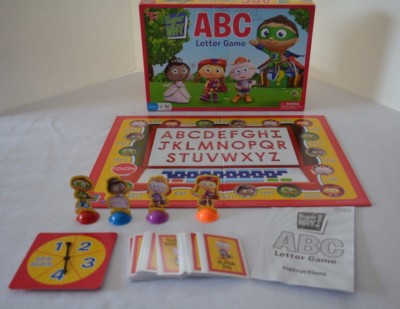 PBS SUPER WHY ABC Letter Game University Games complete £9.26 - PicClick UK