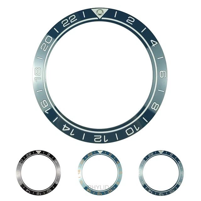 41.5MM GMT CERAMIC Diver Watch Bezel Insert Sea master Ocean Style ...