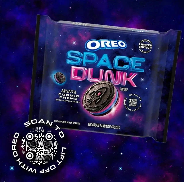 2024 LIMITED EDITION Oreo Space Dunk Chocolate Sandwich Cookies / Rare ...
