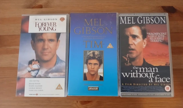 FOREVER YOUNG VHS, Tim VHS & The man without a face VHS...Classic Mel ...